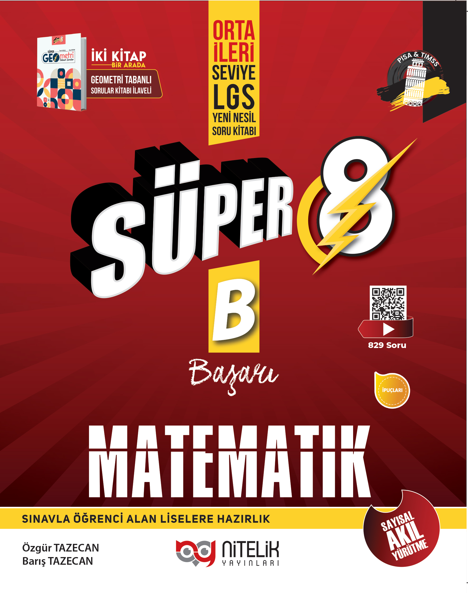 SÜPER 8 B BAŞARI MATEMATİK | Nitelik Yayınları